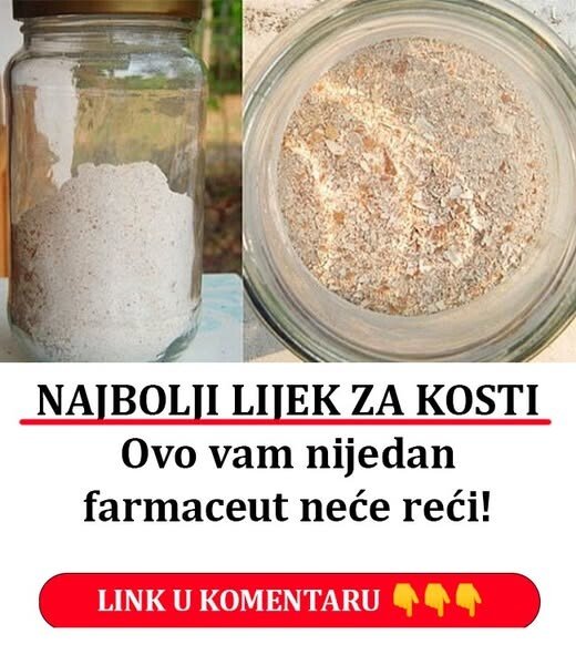 NAJBOLJI LIJEK ZA KOSTI Ovo vam nijedan farmaceut neće reći! - Radosno